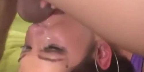 Nude Mouth Fucking Rough Deep Throat Swallows 5084
