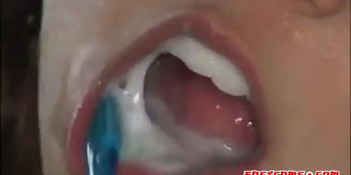 Asian With Dried Cum On Face Cumbrush