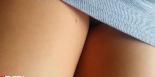 Upskirt Bus No Panty