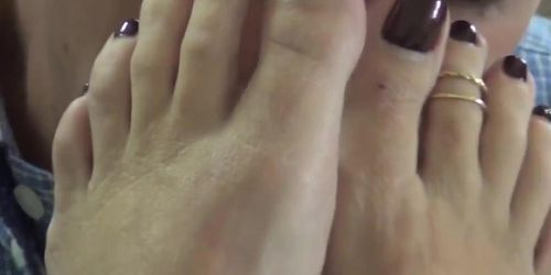 Milf Tina Feet Cumshot
