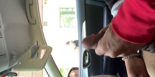 Car Cum Flash Great Reaction