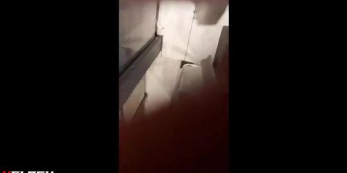 Korean Guy Jerking Off Behind His Coworker