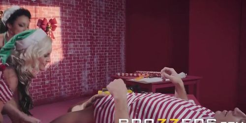 Brazzers Two Naughty Elves Love Big Cock