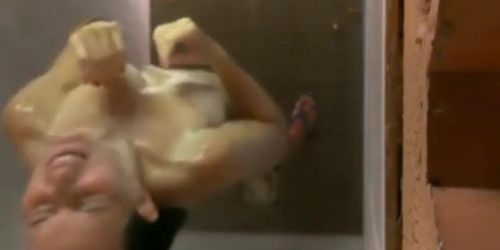 Girl Notices A Hidden Shower Camera