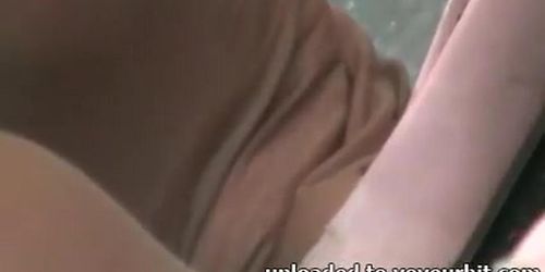 Candid Teen Shoeplay
