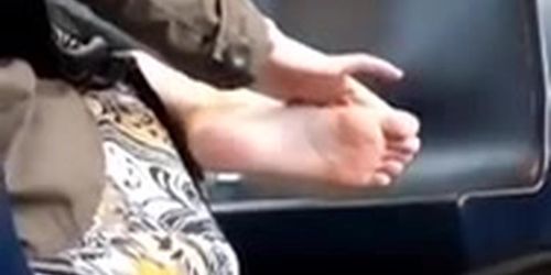 Candid Feet Train