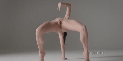 Nude Anti Gravity Yoga Matilda Bae