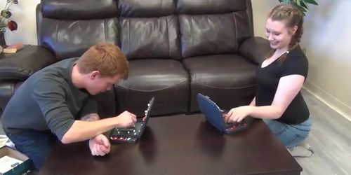 Allison Brother Fucks Sis After Winning Strip Battleship Game