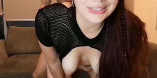 Sexy Lady Bent Over Facing The Camera Getting Plowed