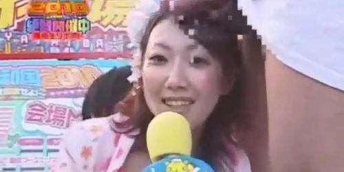 Japanese Naked News Reporter 8 In Public Rough Core