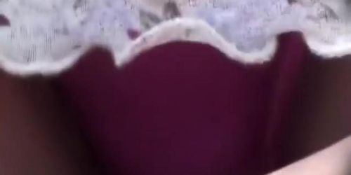 Pink Panty Upskirt Is Voyeured On Horniest Closeups