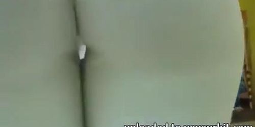 Spandex Sexy Cameltoe Leggins Ass In Public