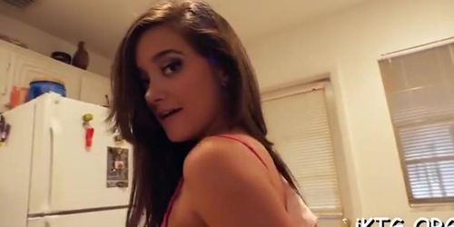 Teen Beauty Rides Cock Well