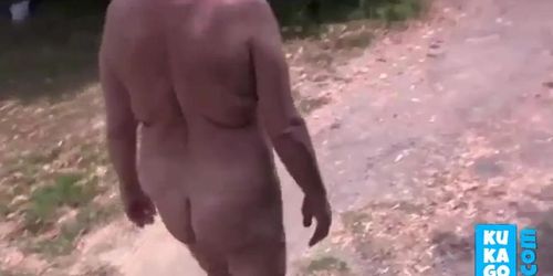Mature Nude Outside