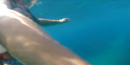 Underwater Sex Swiming Cumshot