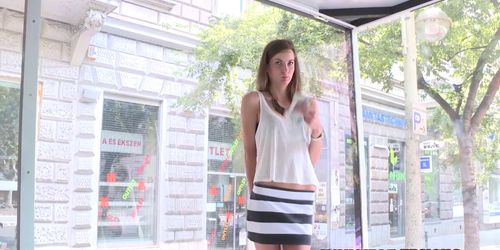 Invisible Trucks Inked Euro Babe Pickedup For Public Truck Sex