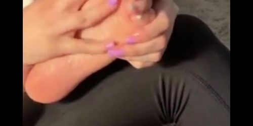 Mysterious Girl Sloppy Self Worship