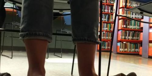 Candid Nylon Hostess Feet