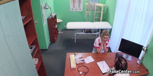 Angry Doctor Gives Nurse Facial