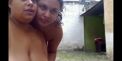 Bbw Lesbian Outdoor Backyard Anal Fingering Masturbate