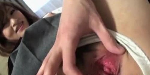 Vibrator Fun With Hairy Pussy Yuki Morina
