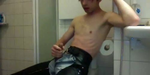 Leather Jerk Off 2