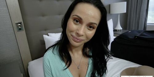 Goodbye Fuck With My Busty Milf Stepmom Before Her Trip Crystal Rush