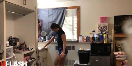 Hidden Cam Roommate Undressing