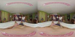 vrbangers.com - Kenzie Reeves and 3 hot college girls banging one lucky guy (Zoey Foxx, Devon ...