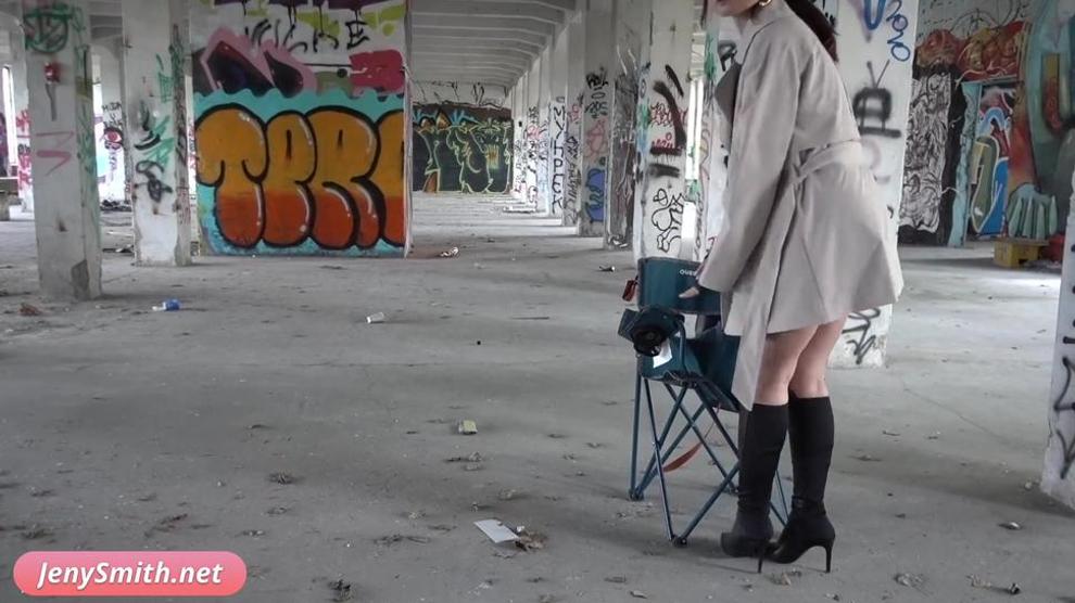 Hot Girl Caught Naked In Old Building Jeny Smith