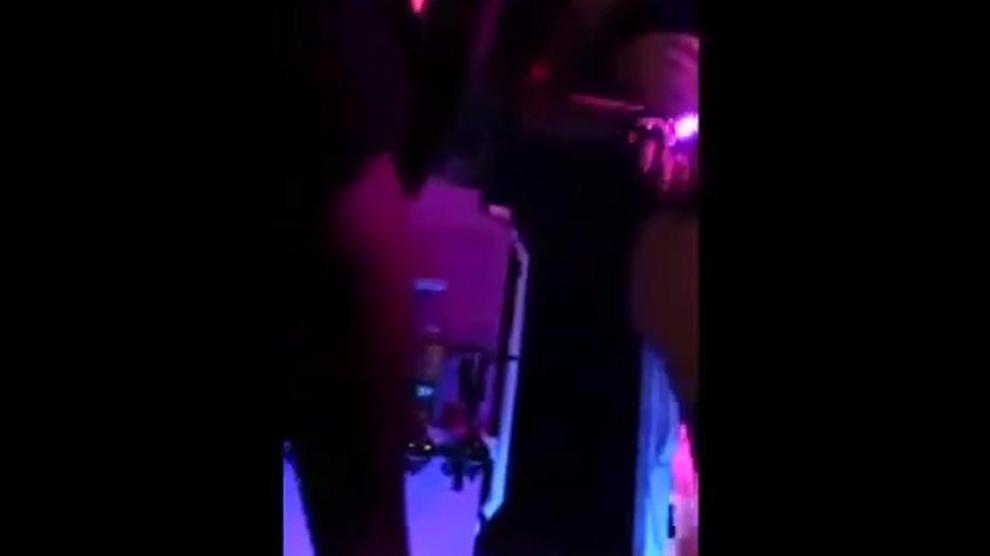 Strip Contest In French Nightclub French