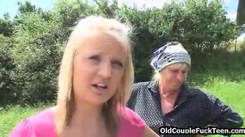 Old Couple Fuck Teen Pit Stop For Threesome Sex Porn Videos