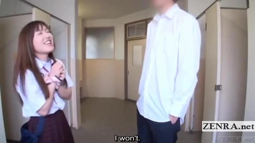 Subtitled Cfnm Japan Schoolgirl Bathroom Penis Washing Porn Videos