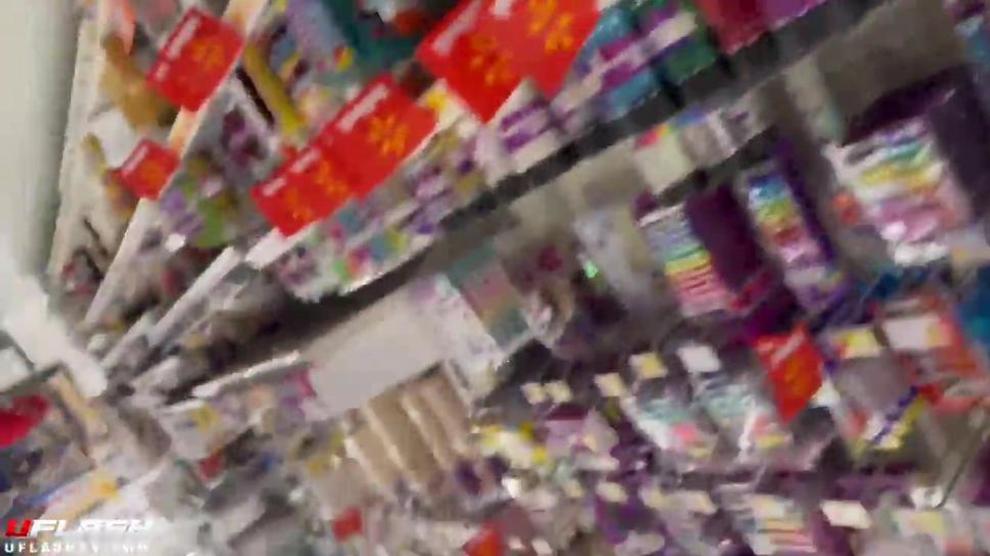 First Bulge Flash In Super Store Porn Videos