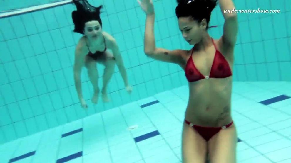 Nina Markova And Zlata Oduvanchik Swimming Naked In The Pool Porn Videos
