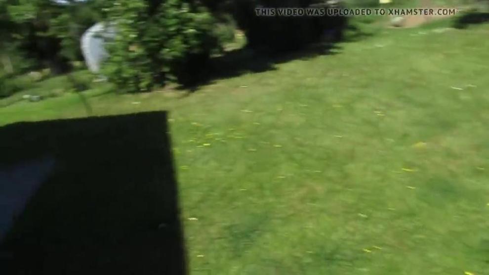 Masturbating Hairy Pussy In The Garden With Cars Passing By Porn Videos