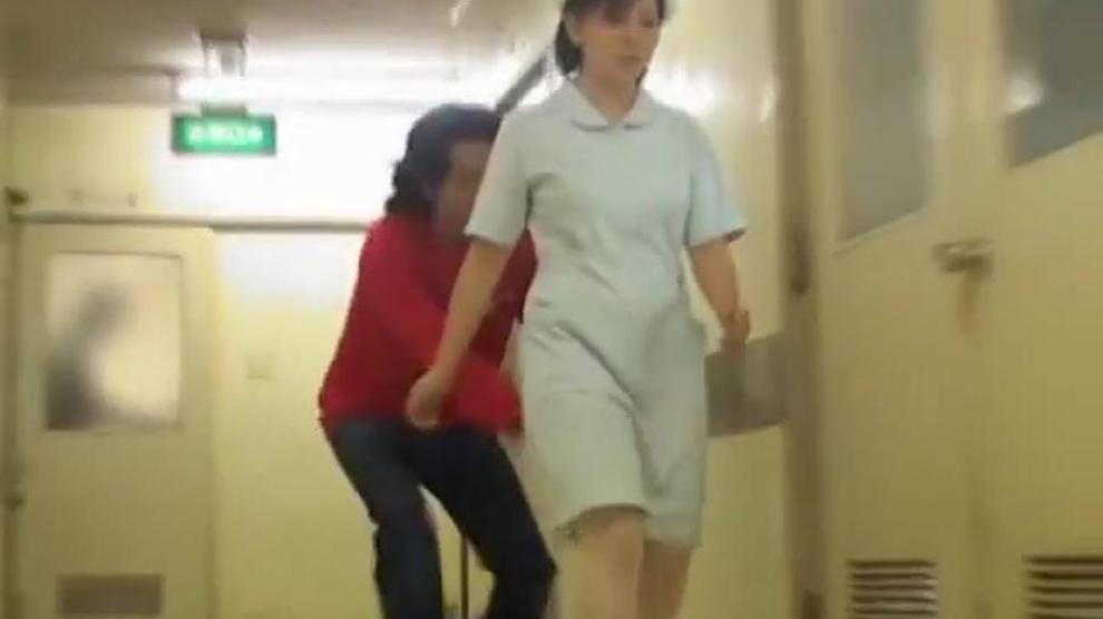 Sharking Japanese Nurse Bottom And Enjoying Her Panty
