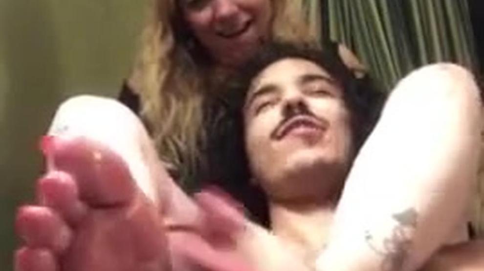 Goddess Rhondas Oily Footjob Handjob