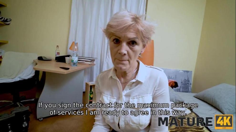 Mature4k Sweet Mature Woman With Dyed Hair Has Nothing Against Quick Sex Porn Videos
