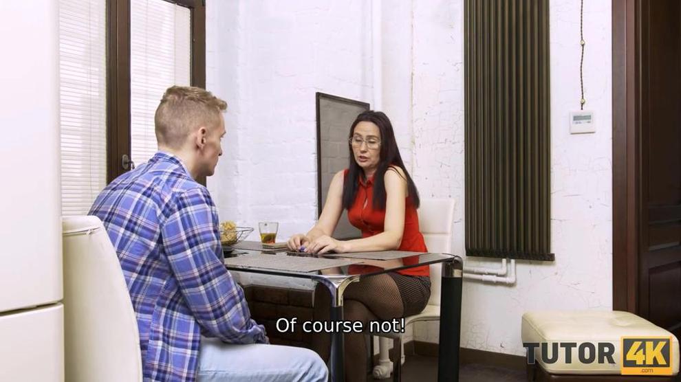 TUTOR4K. Sex with guy is better for English tutor than problems with law - Tnaflix.com
