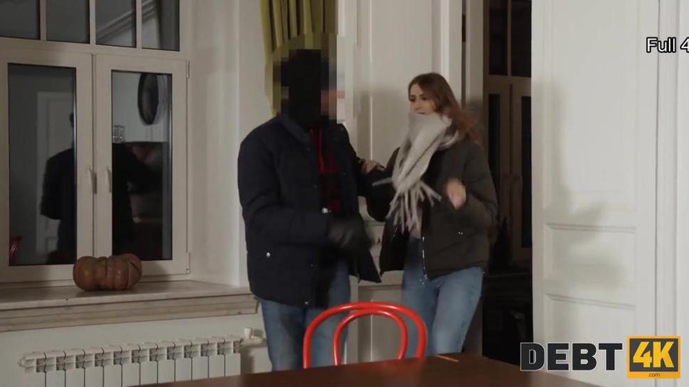 Debt4k Impudent Debt Collector Drags Naive Chick Into Quick Affair 2661