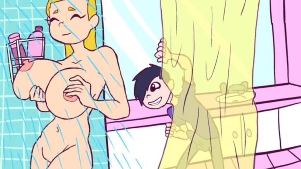 Peeping Tom Shower Surprise