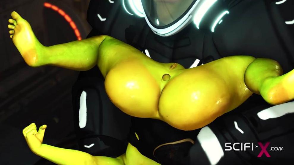 Scifi X Crazy Anal Alien Sex With A Huge Cock In The Spacecraft