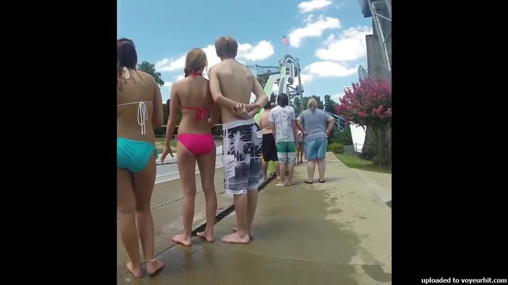 Hot Girls At The Waterpark