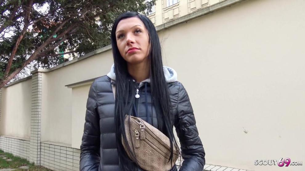 German Scout Candid Teen Adelle Fucks At Fake Model Job Adelle Sabelle