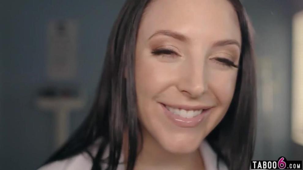 Huge Boobs Doctor Angela White Gives Him A Physical Exam
