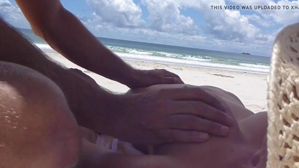 Beach Pussy Orgasm Wife At Nude Beach