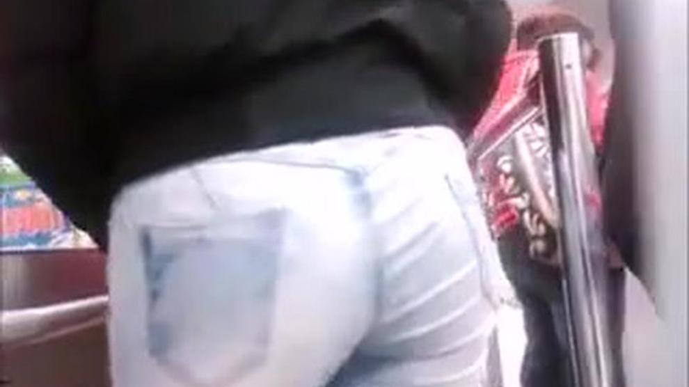 Big Ass In Supermarket