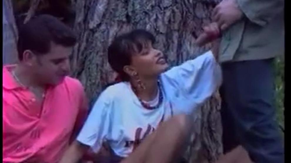 Tania Russof Threesome In The Forest