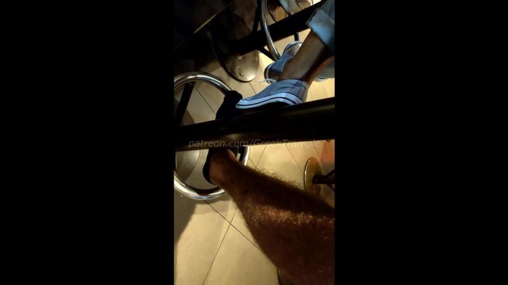 CFT 6 (Unknown Candid Foot Trample Crush By Hot Russian Girl in Converse) - Tnaflix.com